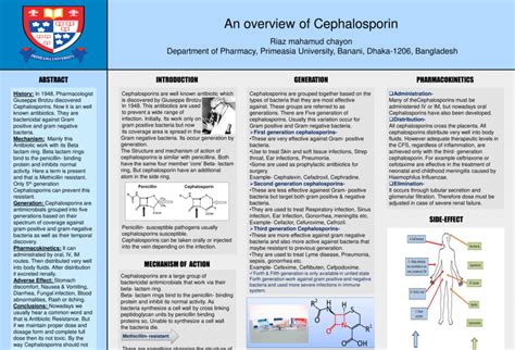 Cephalosporins And Its Structure Download Scientific Diagram
