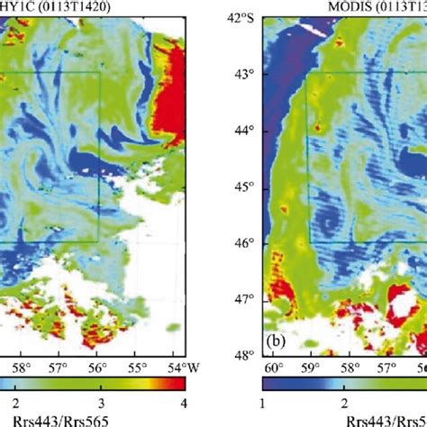 Comparison Of Cocts Hy1c And Terra Modis Chlorophyll A Concentration