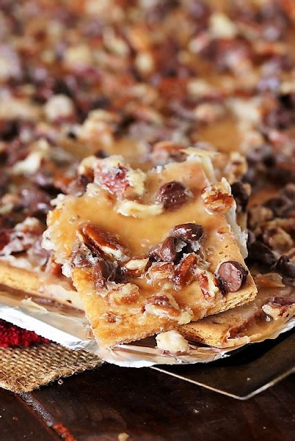 Graham Cracker Pralines Aka ~ Praline Graham Cracker Candy The