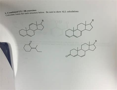 Solved Calculate Lambda Max For Each Structure Below Be