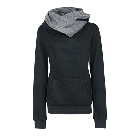 Casual Lapel Pullover Hooded Sweatshirt For Women Wanahavit