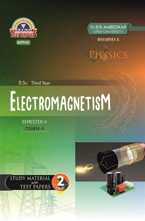 Physics Sem 5 E M Electromagnetism Braou Test Papers By Venkateswara Publications