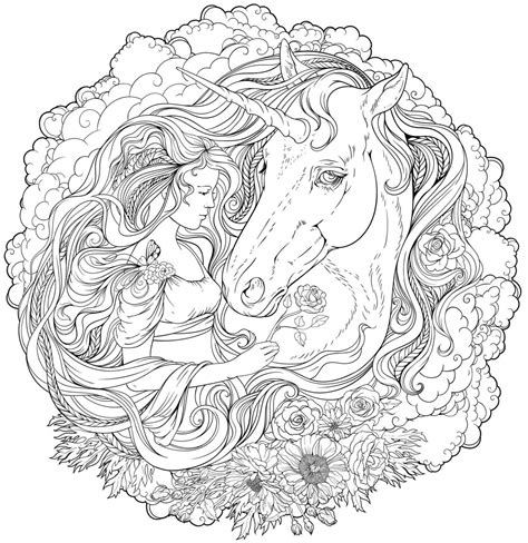 Dibujos Para Colorear Dificiles De Chicas