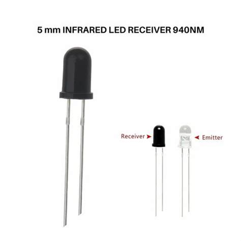 Ir Transmitter And Receiver Led Round At ₹ 10piece Infrared