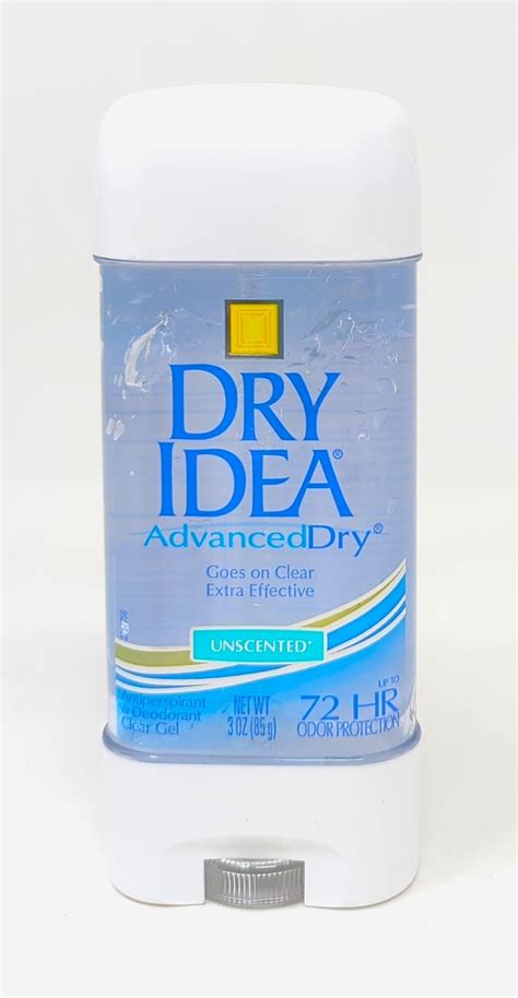 Dry Idea Advanceddry Antiperspirant Deodorant Gel Unscented 3 Oz