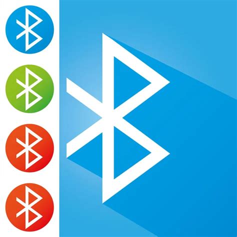Bluetooth Sign Icon Mobile Network Symbol Stock Vector Blankstock