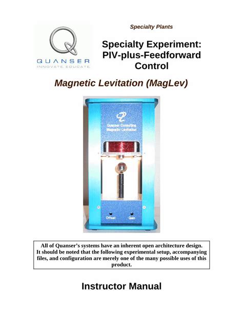 Pdf Specialty Experiment Piv Plus Feedforward Control Dokumentips