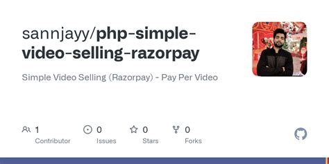 Github Sannjayyphp Simple Video Selling Razorpay Simple Video Selling Razorpay Pay Per Video