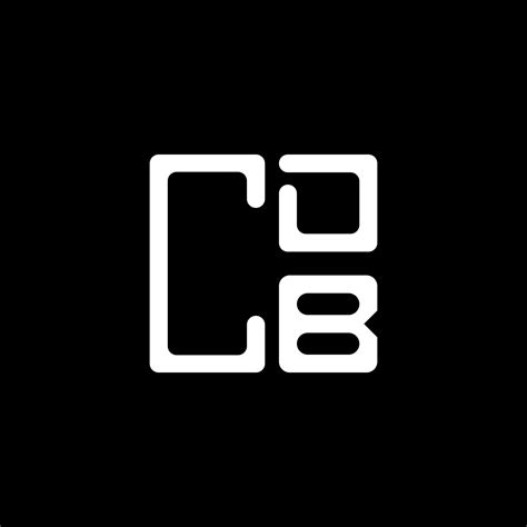 Cdb Letra Logo Creativo Diseño Con Vector Gráfico Cdb Sencillo Y