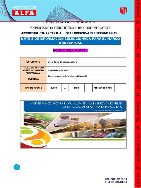 Formato Para La Matriz De InformaciÓn Relevante Pdf