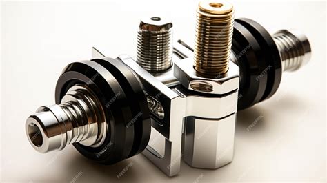 Premium Ai Image Reciprocating Plunger Piston On White Background