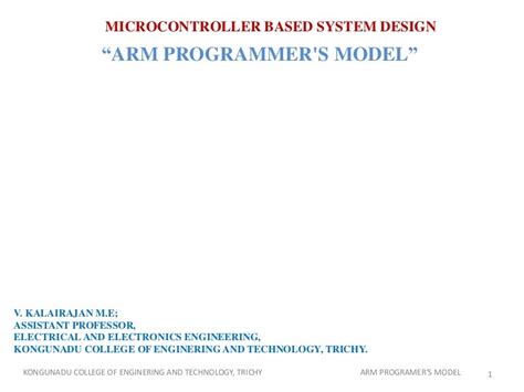 arm programmer s model