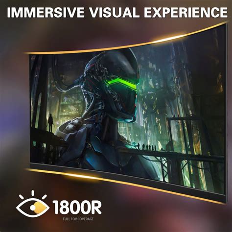 Expose Gaming Monitor Curved 100hz 1080p Ips Pc Monitor With Speaker