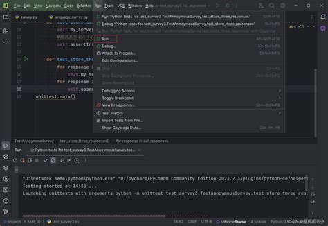 python PyCharm unittest Ran 0 tests in 0 000s错误Empty suite CSDN博客