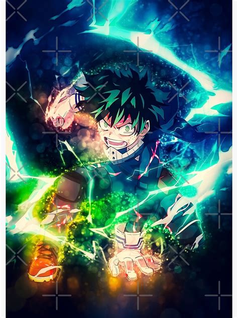 Izuku Midoriya My Hero Academia Fanart Poster For Sale By Spacefoxart