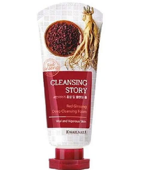 Kwailnara Cleansing Story Red Ginseng Deep Cleansing Foam ingredients ...