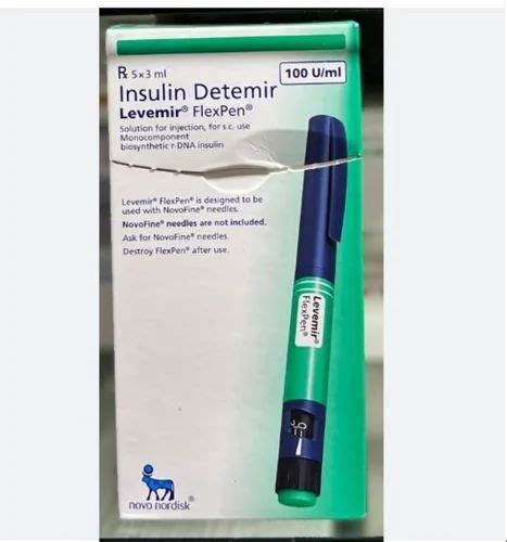 100iu Levemir Flexpen 100 Uml At ₹ 1700box In Nagpur Id 2855364142562