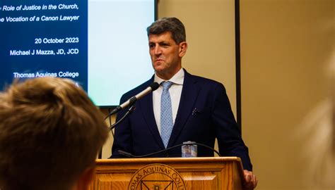 Canon Lawyer Michael Mazza Discusses “law Of The Catholic Church” Thomas Aquinas College