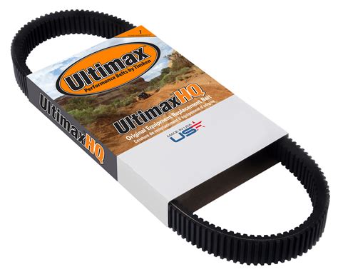 History Ultimax Performance Belts
