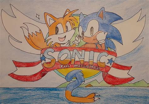 Sonic 2 Title Screen Sketch By Nikkigamer On Deviantart