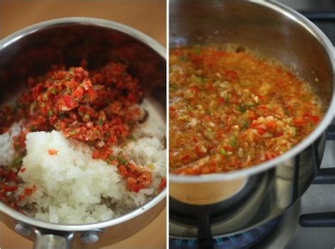 How To Make Sofrito Red Pepper Sofrito Recipe Feed Me Phoebe