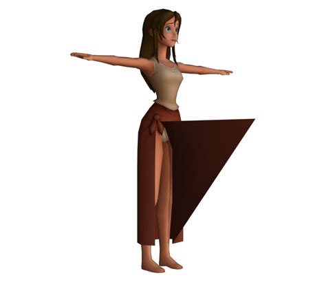 Playstation 2 Kingdom Hearts Jane The Models Resource