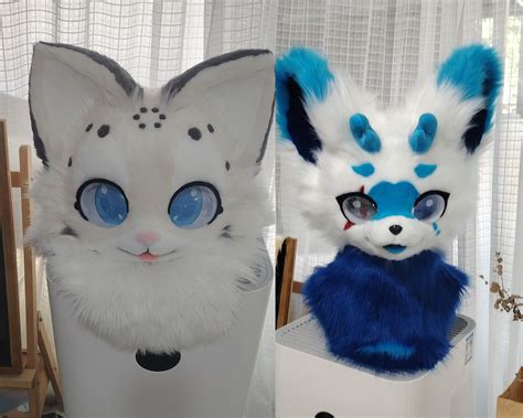 Kemono Fursuit Head Custom Cat Dragon Cosplay Etsy