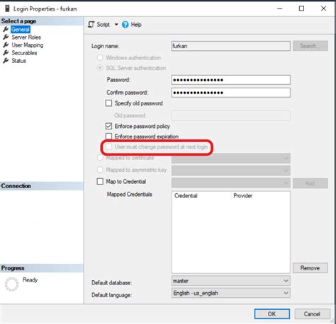SQL Server Create New User VERITABANI ORGVERITABANI ORG