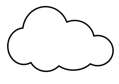 Printable Cloud Outline ClipArt Best