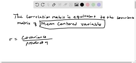 Solved You Chose To Compute The Correlation Matrix For The Independent Variable You Are Most