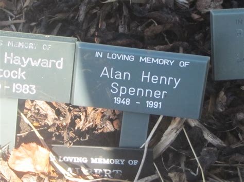 Alan Spenner 1948 1991 Find A Grave Memorial