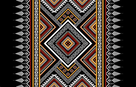 Geometric Ethnic Pattern Tribal Traditional Aztec Style Design For
