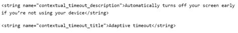 string suggests android 15 will automatically turn off your screen when