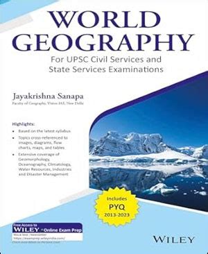 Wiley World Geography For UPSC Civil Services And State Services Examinations By Jayakrishna