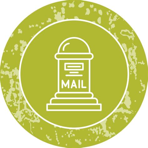 Mail Box Vector Icon 19074582 Vector Art At Vecteezy