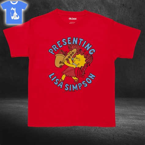 The Simpsons Presenting Lisa Simpson Shirt Shibtee Clothing