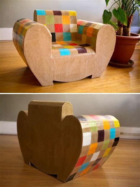 Muebles de cartón 60 ideas que puedes realizar tu mismo