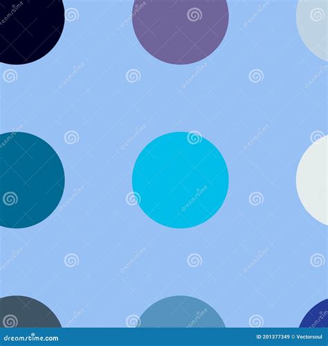 Circles Dots Polka Dots Seamlessly Repeatable Colourful Pattern