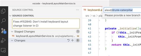 Seed Proposed Branch Name From Commit Message Issue Microsoft Vscode GitHub