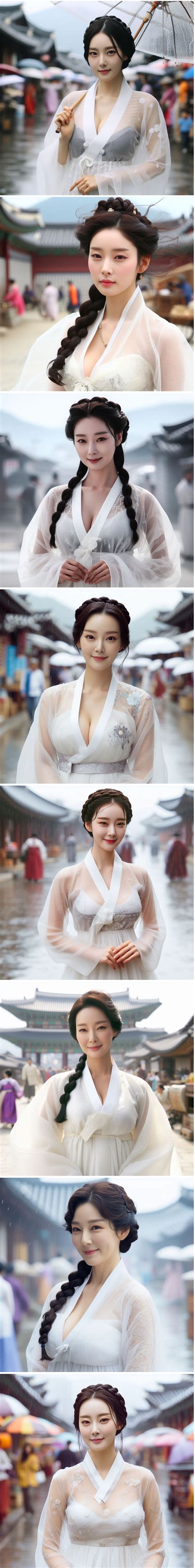 Bing으로 만들어 본 조선시대 헐벗은 처녀들