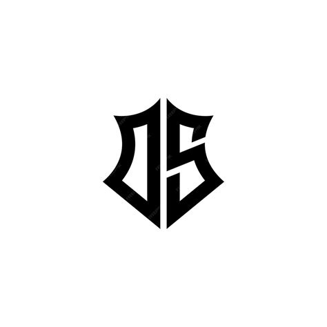 Premium Vector Ds Monogram Logo Design Letter Text Name Symbol Monochrome Logotype Alphabet