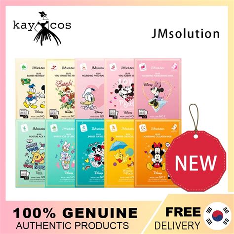 [JMsolution] disney selfie mask (10sheets) | Shopee Singapore