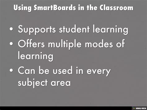 Smartboards In The Classroom Ppt