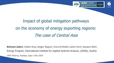 Pdf Impact Of Global Mitigation Pathways On The Economy Of Energy …€¦ · Share Of Non