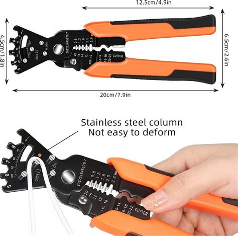 High Speed Steel 5 In 1 Multifunctional Wire Stripper Pliers Tool At