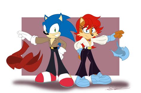 Sonic And Sally By Brogararts By Tie Rex1000000 On Deviantart