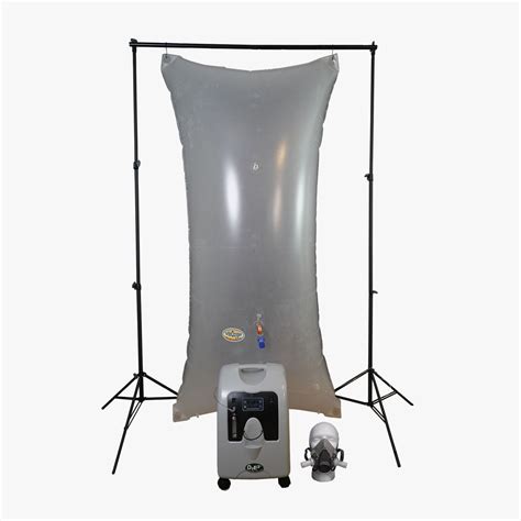 5 10 Lpm Ewot System With Dual Port Oxygen Mask And 900 Liter Bag