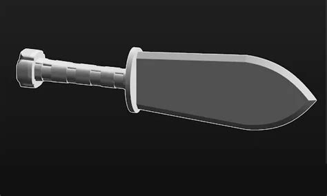 Fantasy Dwarf Dagger Prop By Novalabs3d Download Free Stl Model