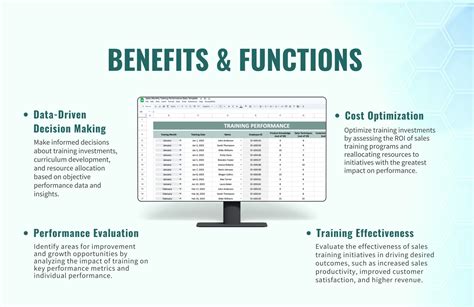 Sales Monthly Training Performance Stats Template In Excel Google