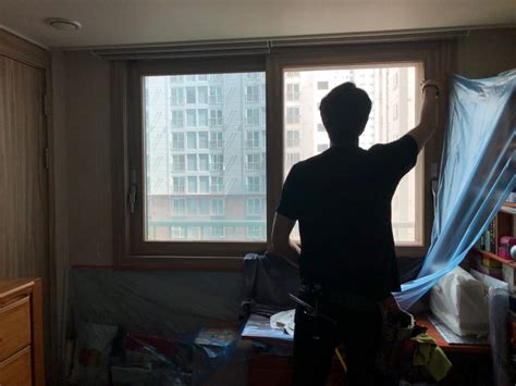 유리썬팅 열차단필름 동남지구 아파트 현장 네이버 블로그